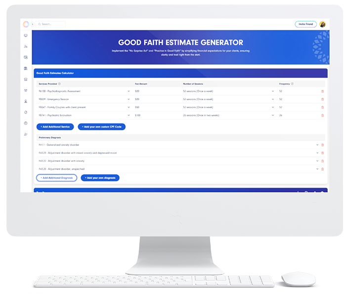 Effortless GFE Generator for Therapists - Stay Compliant & Build Trust